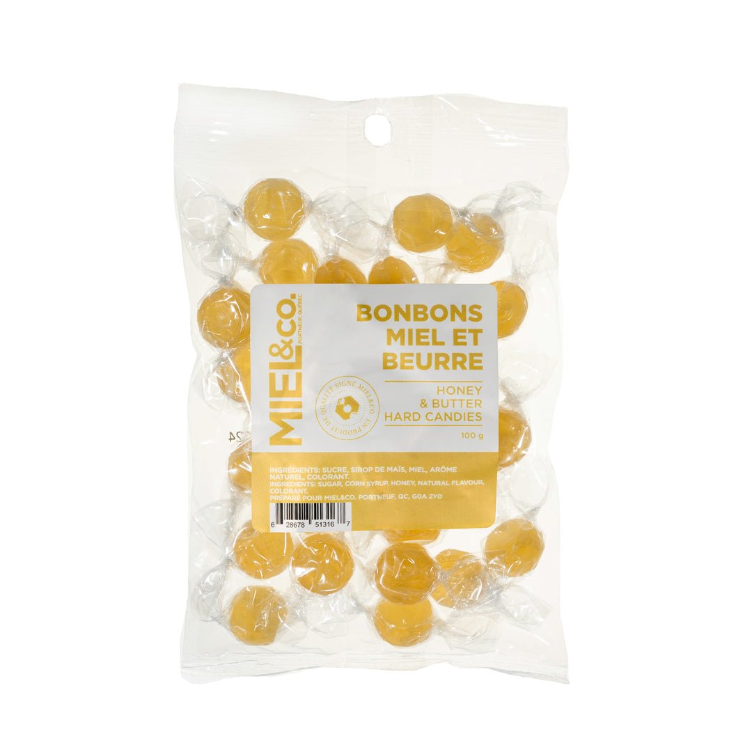 Bonbons miel et beurre – Miel & Co